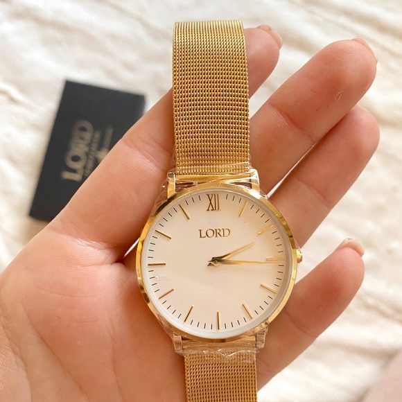 lord timepieces | Accessories | Lord Timepieces Gold Watch | Poshmark